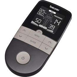 Beurer TENS-EMS-Gerät "Digital EM 1 R Relief+, 3-in-1 Reizstromgerät"grau, B:13,2cm H:2,7cm L:6,3cm, Elektro-Muskel-Stimulationsgeräte, zur