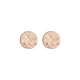 Elli Damen Paar Ohrstecker "Pl&auml;ttchen Rund Struktur Silber 925", onesize, ohne Stein, Silber 925 (Sterlingsilber), rosa, Silber 925 (Sterlingsilber),