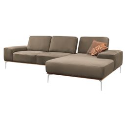 Ecksofa W.Schillig, B:299cm H:88cm T:178cm, beige, Longlife Xtra-Leder Z73: Naturwalkleder der Luxusklasse aus den erlesensten Rohh&auml;uten. Hautst&auml;rke