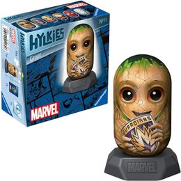 Ravensburger Kinder 3D-Puzzle "Marvel Heroes, Hylkies Sammelfigur 11Groot", bunt, B:8cm H:12cm, Puzzles, Made in Europe