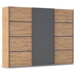 Kleiderschrank Rauch, B:271cm H:210cm T:62cm, grau, Holzwerkstoff, Schlafzimmer, Schränke, "Schwebetürenschrank OTTO ́s Choice Garderobe Schrank TOP