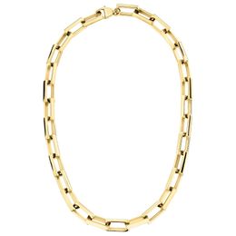 Damen Gliederkette "Schmuck Geschenk Edelstahl Halskette Big Link", Edelstahl, L: 50 B: 7mm, gold, Liebeskind Berlin, Edelstahl, B:7mm, Halsketten