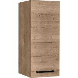 H&auml;ngeschrank Nobilia, B:30cm H:72cm T:37,2cm, braun, K&uuml;che, Schr&auml;nke, ""Structura", Ausrichtung w&auml;hlbar, vormontiert", in drei Breiten: 30, 45 und 60