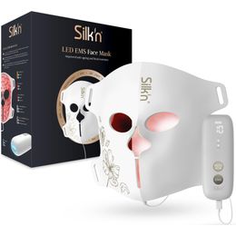 Silk'n SILK'N EMS-Gerät "LED EMS Face Mask"weiß, B:22,3cm H:10,8cm L:23,5cm, Elektro-Muskel-Stimulationsgeräte, Duale Technologie mit LED und elektrischer