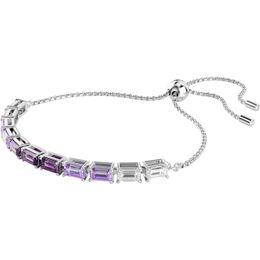 Swarovski Damen Armband "Schmuck Geschenk Matrix Armkette", Metall, lila, Metall, Armb&auml;nder, mit Swarovski Kristall
