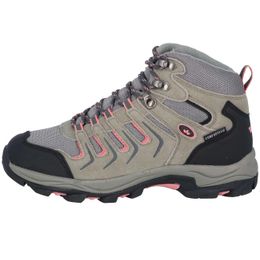 Lico Damen Wanderstiefel "Outdoorstiefel Manaslu High", Gr. 36, grau, Veloursleder, Schuhe