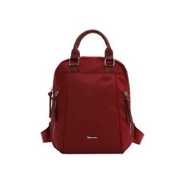 Tamaris Damen Rucksack "Rucksack TAS Giuseppa", rot, Polyester, Rucksäcke