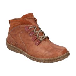 Josef Seibel Damen Stiefelette "Neele 57, orange-kombi", Gr. 36, orange, Obermaterial: 100% Rindsleder Leather cow., Schuhe