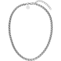 PURELEI Damen Collier "Schmuck Geschenk Twisted Bold", Edelstahl, L: 40, silber, Edelstahl, Halsketten