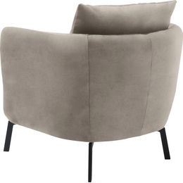 Sch&ouml;ner Wohnen Kollektion Sessel, B:86cm H:68cm T:86cm, beige, SCH&Ouml;NER WOHNEN-KOLLEKTION, 100% Polyester, Wohnzimmer, Sessel, "Pearl - 5 Jahre Hersteller-Garantie", Ma&szlig;e