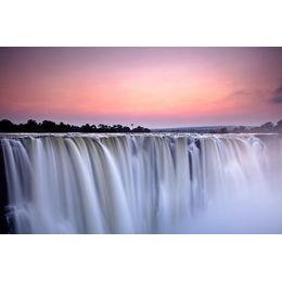 papermoon Fototapete "Victoria Falls", B/L: 4m x 2,6m, Bahnen: 8 Stk., bunt, Tapeten