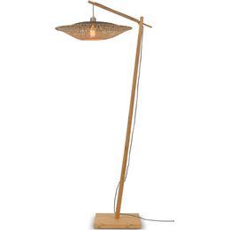 GOOD & MOJO Stehlampe "Kalimantan", Ø 44cm H: 176cm, beige, Wohnzimmer, Leuchten