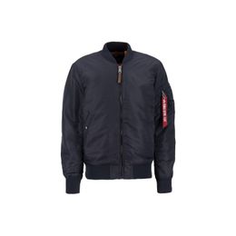 Herren Bomberjacke "MA-1 VF 59 Long", grau, Gr. M, Alpha Industries, Obermaterial: 100% Nylon, Futter: 100% Nylon, Füllung: 100% Polyester, Jacken
