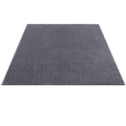 Teppich Carpet City, B:240cm H:12mm L:340cm, grau, Polypropylen, Wohnzimmer, Teppiche, "Frise&eacute;-Teppich FANCY805", L&auml;ufer, Kurzflor, Einfarbig,