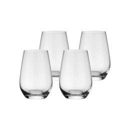 Villeroy & Boch VILLEROY & BOCH Longdrinkglas "Longdrinkglas Voice Basic 397 ml 4er Set transparent", transparent, Trinkgefäße