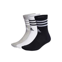 Herren Kurzsocken "Socken 3-Streifen Cushioned Crew 3er Pack", adidas originals, Gr. 46, bunt, Obermaterial: 62% Baumwolle CO. 36% Polyester PES. 1%