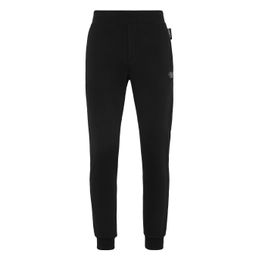 Plein Sport Damen Jogginghose "Scratch", schwarz, Gr. XXXL, Obermaterial: 88% Baumwolle, 12% Polyester, Hosen