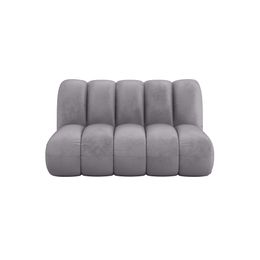 2-Sitzer, B:155cm H:84cm T:108cm, grau, LeGer Home by Lena Gercke, 100% Polyester, Sofas, "Priya Designersofa, moderne Steppung, auch in Boucl&eacute;",