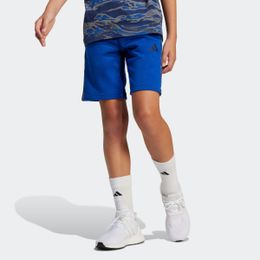 Jungen Shorts "J CAMO SHORT", bunt, Gr. 140, adidas Sportswear, Obermaterial: 55% Baumwolle, 36% Polyester, 9% Viskose, Hosen