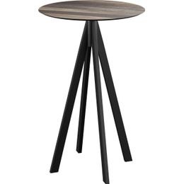 Klapptisch Essentials, B:70cm H:109,2cm T:70cm, schwarz, Stahl/HPL Tischplatte, Garten, Tische, "Infinity", in verschiedenen Ausführungen