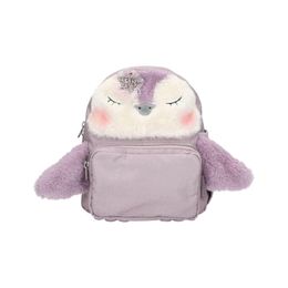 Depesche Kinder Rucksack "Rucksack PENGUIN Princess Mimi 12 x 22 x 25 cm rosa", rosa, Polyester, Rucksäcke