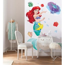 Komar Vliestapete "Selbstklebende Vlies - Ariel XXL - Größe 127 x 200 cm", B/L: 127mm x 200mm, Rollen:, bunt, Wohnzimmer, Tapeten, Kinderzimmer
