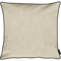 Kissenh&uuml;lle Apelt, B:46cm H:1cm L:46cm, beige, Polyester, Polyester, Kissenbez&uuml;ge, "Ruby", Kissenh&uuml;lle ohne F&uuml;llung, 1 St&uuml;ck
