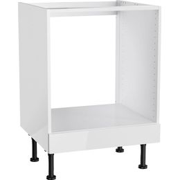 Herdumbauschrank KOCHSTATION, B:60cm H:87cm T:58,4cm, wei&szlig;, Schr&auml;nke, "Aken"