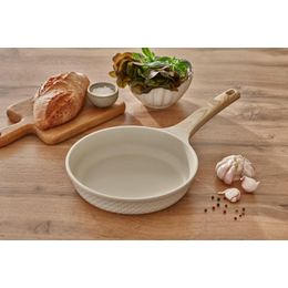Bratpfanne "Ran, Universalpfanne mit Antihaftbeschichtung", &Oslash; 24cm + H&ouml;he 5,5cm, beige, RESTO KITCHENWARE, Pfannen, Induktion, f&uuml;r alle Herdarten