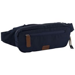 Camel Active Kinder Bauchtasche "Aurum", blau, Polyester, beschichtet, clean, unifarben mit Farbeinsätzen, Taschen, aus recyceltem Polyester in