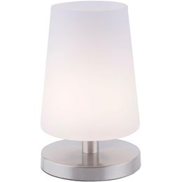 Paul Neuhaus LED Tischleuchte "Sonja", 1, Ø 14,5cm H: 23cm, 1 Stk., grau, Leuchten, 3-Stufen Touchdimmer