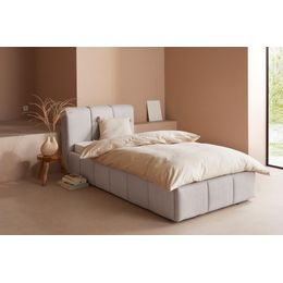 Polsterbett, B:101cm L:225cm, beige, LeGer Home by Lena Gercke, 88% Polyester, 9% Rayon, 3% Nylon, Betten, "Maileen", in 5 Breiten und 3 Farben,