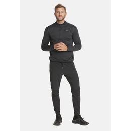 Endurance Herren Langarmshirt "LEDGER", schwarz, Gr. S, unifarben, 92% Polyester, 8% Elasthan, Shirts, mit sportlichen Funktionen