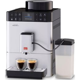 Melitta Kaffeevollautomat "Passione One Touch F53/1-101, silber", B:38cm H:39cm T:25,3cm, silber, Kaffeevollautomaten, One Touch Funktion,