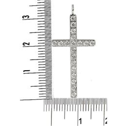 Firetti Damen Kettenanh&auml;nger "Schmuck Geschenk Halsschmuck Anh&auml;nger f&uuml;r Halskette Kreuz", Edelstahl, 1,8 g, silber, Edelstahl, Schmuckanh&auml;nger, Made