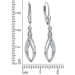 Firetti Damen Paar Ohrh&auml;nger "Schmuck Geschenk Silber 925 Ohrschmuck Patentbrisur Tropfen", Silber 925 (Sterlingsilber), silber, Silber 925