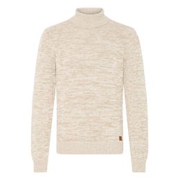 Blend Herren Rollkragenpullover "Rollkragenpullover BHDami"bone wei&szlig;, Gr. XXXL, Obermaterial: 70% Baumwolle CO recyc.. 30% Polyester Pol. recyc..,