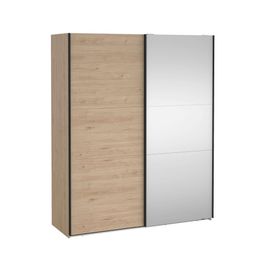 Schwebet&uuml;renschrank Home Affaire, B:178,5cm H:221cm T:66,6cm, braun, FSC-zertifizierter Holzwerkstoff, Schr&auml;nke, "Como, Kleiderschrank,