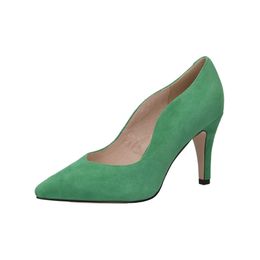 Caprice Damen High-Heel-Pumps "Caprice Pumps Veloursleder", Gr. 37,5, grün, Veloursleder, Schuhe