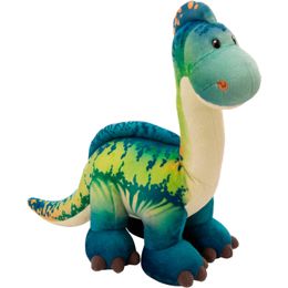 Nici Kinder Kuscheltier "Dinos, Dino Snackilus 70cm (Länge) stehend GREEN", blau, B:27cm H:49cm, Plüschfiguren