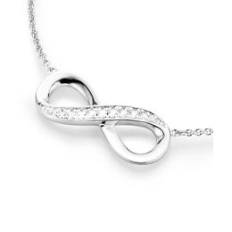 Firetti Damen Kette mit Anhänger "Schmuck Geschenk Silber 925 Halsschmuck Halskette Ankerkette", Silber 925 (Sterlingsilber), L: 45, silber, Silber