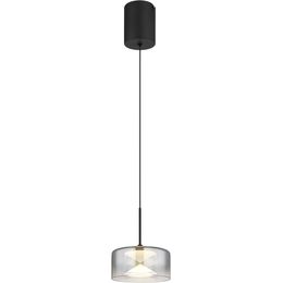 Globo LIGHTING Hängeleuchte "BELINDA", Ø 15cm H: 150cm, 1 Stk.schwarz matt, Esszimmer, Leuchten, Hängelampe Esszimmer-Leuchte Esstischleuchte