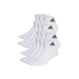 Herren Kurzsocken "Socken Cushioned Sportswear Ankle 12P 12er Pack", adidas originals, Gr. 37, weiß, Obermaterial: 62% Baumwolle CO. 34% Polyester