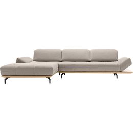 Ecksofa, B:313cm H:117cm T:212cm, beige, CREATION BY ROLF BENZ, Wohnzimmer, Sofas, "CR.420, Designecksofa, L-Form", in 2 Qualit&auml;ten, Holzrahmen in