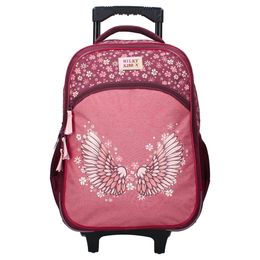 Vadobag Kinder Cityrucksack "Milky Kiss Wild Bliss", rot, Kunstfaser, Rucksäcke, auch als Trolley ziehbar
