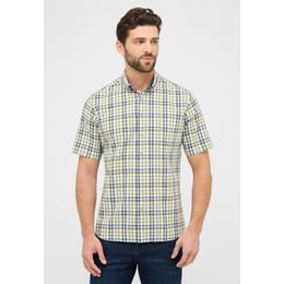 Eterna Herren Kurzarmhemd "MODERN FIT", grün, Gr. L, 100% cotton, Hemden, EASY IRON (bügelleicht)