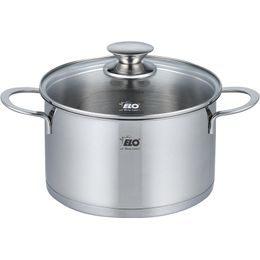 ELO Fleischtopf "Galant", &Oslash; 14cm, silber, T&ouml;pfe, integriertes &Ouml;l- Dosier-System, Induktion