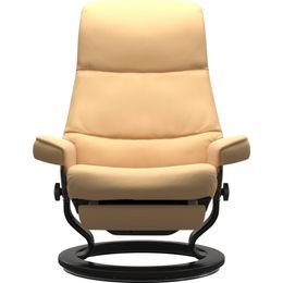 Relaxsessel stressless, B:91cm H:109cm T:82cm, gelb, Leder BATICK: BATICK ist ein leicht korrigiertes, durchgefärbtes und genarbtes Möbelleder, bei