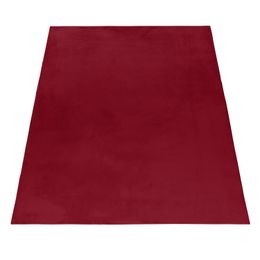 Hochflor-Teppich, B:240cm H:20mm L:340cm, rot, Ayyildiz Teppiche, Polyester, Teppiche, "POUFFY 5100", L&auml;ufer, weicher glatter Softflor, Kaninchen