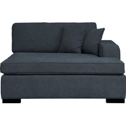 Sofaelement Home Affaire, B:140cm H:86cm T:190cm, blau, 100% Polyester, Polsterelemente, "Skara XXL", Modul XXL - zum eigenen Zusammenstellen,